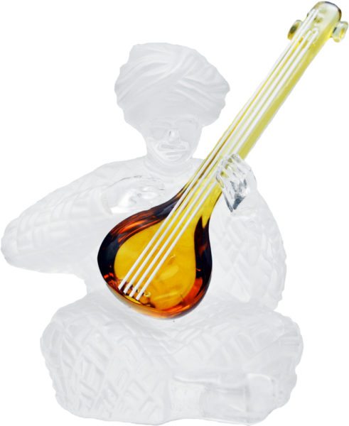 Saint Louis Indian Cythar Player - Porcelain Gallery